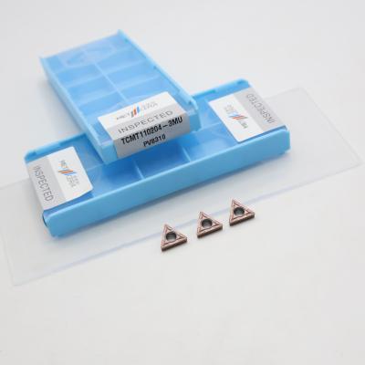 China Coated Carbide Turning Insert TCMT09 TCMT11 TCMT16 Positive CNC Insert with 3MU Semi-finish chipbreaker for sale