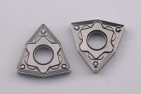 China Grey & Gold Color ISO Turning Inserts CNC Lathe Cutting Tools 40HRC Hardness WNMG08 for sale