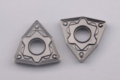 China Grey & Gold Color ISO Turning Inserts CNC Lathe Cutting Tools 40HRC Hardness WNMG08 for sale