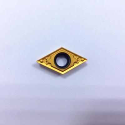 China PVD Coating Golden Color External Turning Insert Tools For Lathe DCMT11T304-HQ for sale