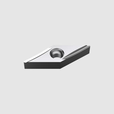 China 40HRC PVD Coated Inserts , Silver Color Hard Turning Inserts VBGT160404R for sale