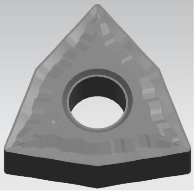 China High Impact Toughness Cermet Turning Inserts Gold & Grey Color 40HRC WNMG WNMG08 for sale