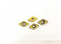 China Cnc Turning Tools Cermet Turning Inserts Golden Color Oxidation Resistance DCMT07 DCMT11 for sale