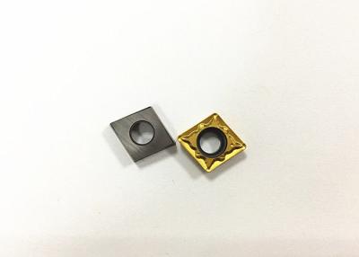 China Heat Resistance Pvd Coated Inserts / Metal Ceramic Lathe Inserts ISO9001 Approval CCMT09 for sale