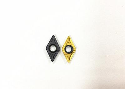 China Long Tool Life Hard Turning Inserts , Lathe Machine Inserts TiCN Cermet Material DCMT0702 for sale