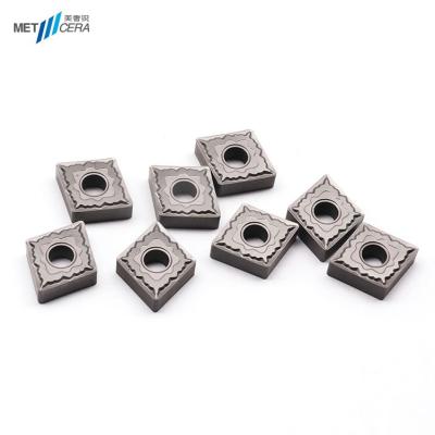 China Stainless Steel Finishing HRA92.5 PVD Coating Cermet Turning Inserts for sale
