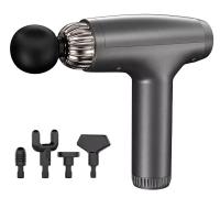 China Workout Muscle Massage Gun Relaxation 5 Head Percussion Massager for sale
