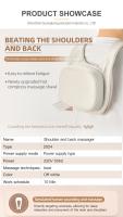 China 3D Neck And Shoulder Massager With Heat Adjustable Kneading Massage Shawl for sale