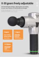 China Adjustable Arm Handheld Deep Tissue Massager 5 Speed Levels 2.2Lbs for sale
