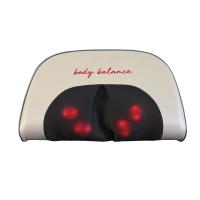 China Four Modes Electric Massage Pillow PU Leather Vibrating Back Pillow for sale
