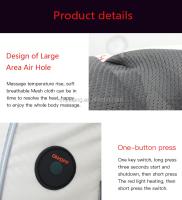 China Personalized Vibrating Neck Massage Pillow Pain Relief AC Adapter for sale