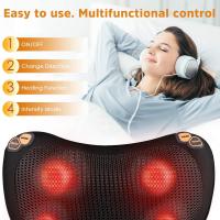 China Personalized Vibrating Neck Massage Pillow Pain Relief AC Adapter for sale