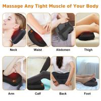 China Personalized Vibrating Neck Massage Pillow Pain Relief AC Adapter for sale