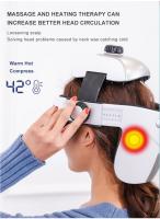China 1.5 Pounds Electric Head Massager Helmet For Deep Relaxation Massage Helmet for sale