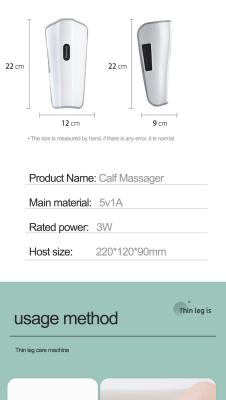 China 24 Watts Electric Leg Massager For Circulation Three Modes for sale