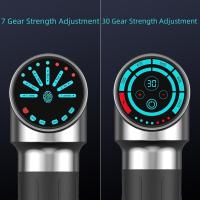 China 5 Speeds Cordless Hammer Massager Handheld Massage Gun With Replaceable Battery for sale