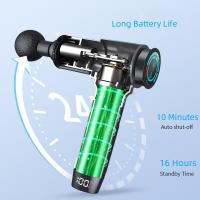 China 5 Speeds Cordless Hammer Massager Handheld Massage Gun With Replaceable Battery for sale