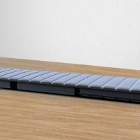 China 5 Modes Foldable Massage Mattress Black Electric Massage Mat for sale