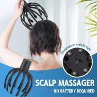 China Portable And Durable Octopus Head Massager With 3 Massage Modes Body Massage Device for sale
