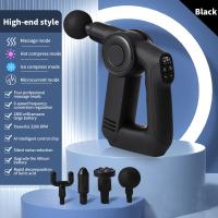 China Wholesale Portable Massage Therapy Gun With Hot And Cold Compression 4 Heads for sale