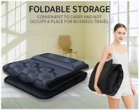 China 10 motors Full body vibration massage mat mattress relax and Shiatsu massage pillow with soft cover for sale