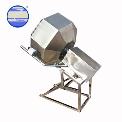 China Octagonal Peanut Coating Seasoning Mixer Machine 10-70kg Batch Electric Pneumatic Manual for sale