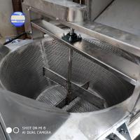 China Automatic Gas Heating Vegetabel/Meat/Peanut/Bean/Nut/Snack Machine Frying Machine Batch Fryer for sale