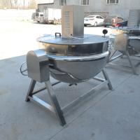 China Stainless Steel Planetary Stirring Tilting Wok 200L Multi-Energy Heating Food Processing Equipment for sale