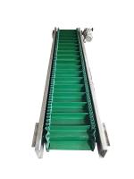 China Custom PVC Conveyor Elevator Feeder 600mm Belt Width 3m Height Industrial for sale