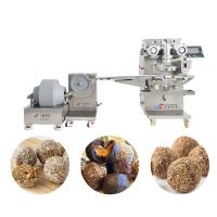 China OEM Protein Ball Rolling Machine Date Ball Encrusting Machinery for sale