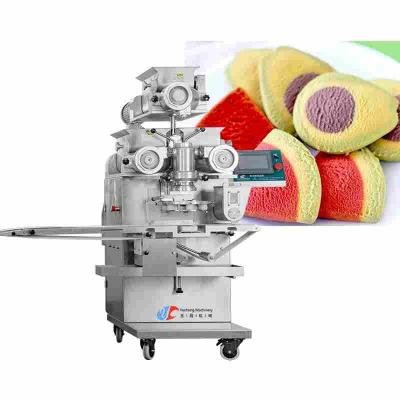 China Automatic Sliced Cookie Encrusting Machine 5kw Small Cookie Making Machine for sale