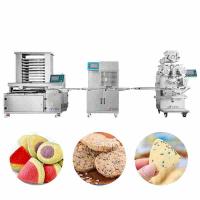 China SUS Cookie Encrusting Machine PLC Biscuit Manufacturing Equipment for sale