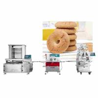 China 220V Industrial Puff Pastry Machine 90 Pcs/M Bakery Puff Making Machine for sale