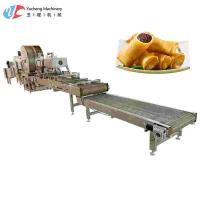 China 100g Samosa Pastry Sheet Making Machine 220V Dim Sum Machine for sale