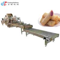 China Yucheng Automatic Lumpia Wrapper Machine 45 Kw Commercial Spring Roll Maker for sale