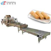 China SUS304 Spring Roll Folding Machine 100g Spring Roll Sheet Maker for sale