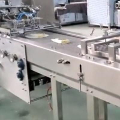 China Yucheng Automatic Lumpia Wrapper Machine 45 Kw Commercial Spring Roll Maker for sale