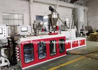 China Four Rollers SPC Flooring Production Line SJSZ92/188 Less Cost With Auto Stacker for sale