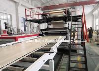 China Four Rollers SPC Flooring Production Line SJSZ92/188 Less Cost With Auto Stacker for sale