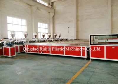China Industrial PVC Profile Extrusion Line Vacuum Exhaust System Long Life for sale