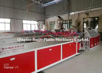 China PE WPC Plastic Sheet Extrusion Machine Anti Wear Screw Better Plasticization for sale