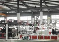 China Double Screw SPC Flooring Production line Five Rollers EIR Tech Custom Color for sale