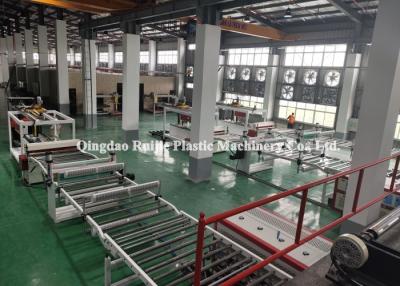 China Stone Plastic SPC Flooring Production line , Click Lock Panel Making Machine for sale