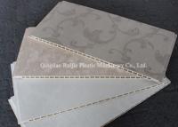 China WPC Wall Panel Production Line , Sound Absorbing Paper PVC Ceiling Making Machine for sale