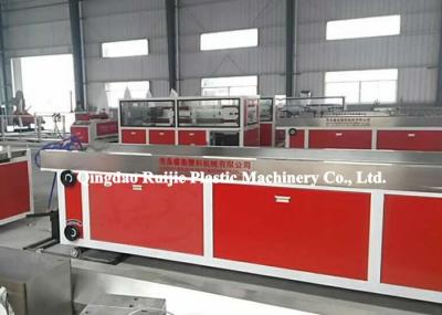 China Stable Plastic Profile Extrusion Line / Board Making Machine High Toughness WPC for sale