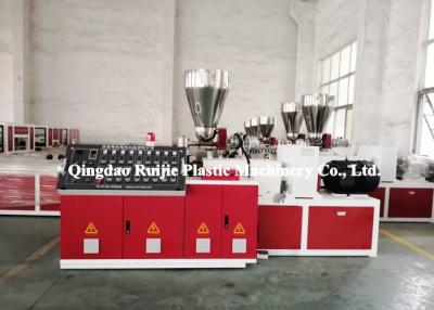 China Little Error Plastic Profile Extrusion Line , Sheet Making Machine ABB Inverter for sale