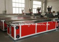 China Automatic Pvc Profile Extrusion Machine Double Screw With 8 - 20t Weight for sale