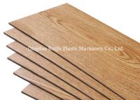 China Plastic LVT Vinyl Flooring Machine Non Slip Wear Resistant Practical Surface for sale