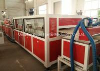 China Low Noise Pvc Wall Panel Machine Adjustable Traction Speed Quick Cutting Performance for sale