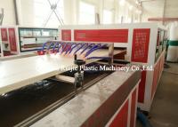 China Plastic Pvc Door Manufacturing Machine Saw Blade Cutting With PLC Control System for sale